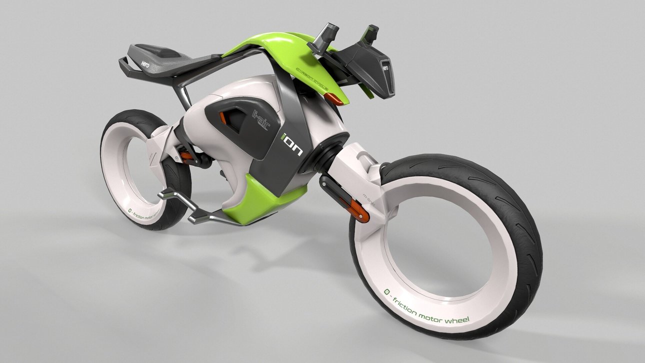 Moto Hero iON usa o ar como combustível - CM