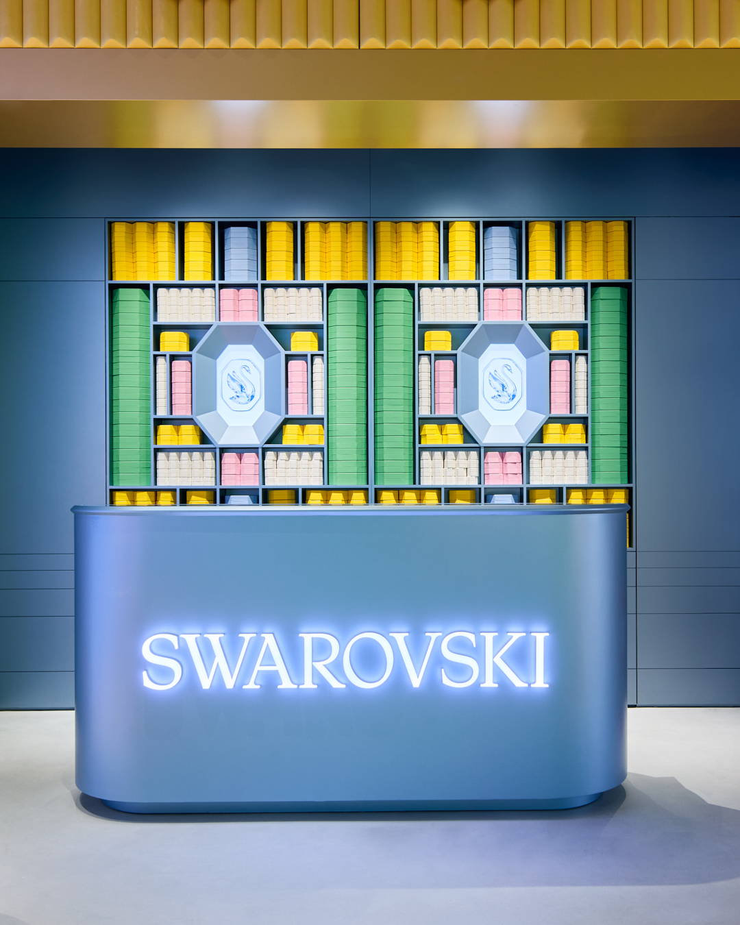 Por dentro da primeira flagship da Swarovski na Itália - CM