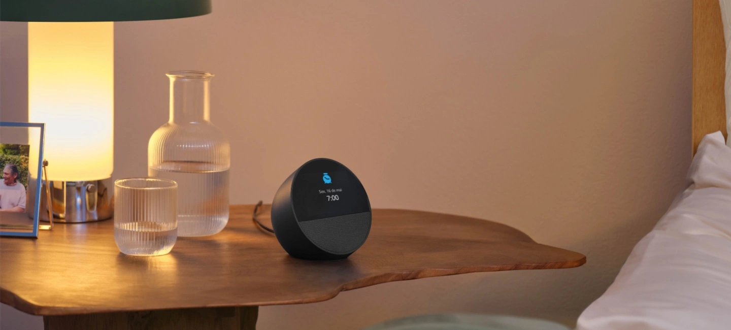 Conheça o Echo Spot, novo dispositivo Alexa da Amazon - CM